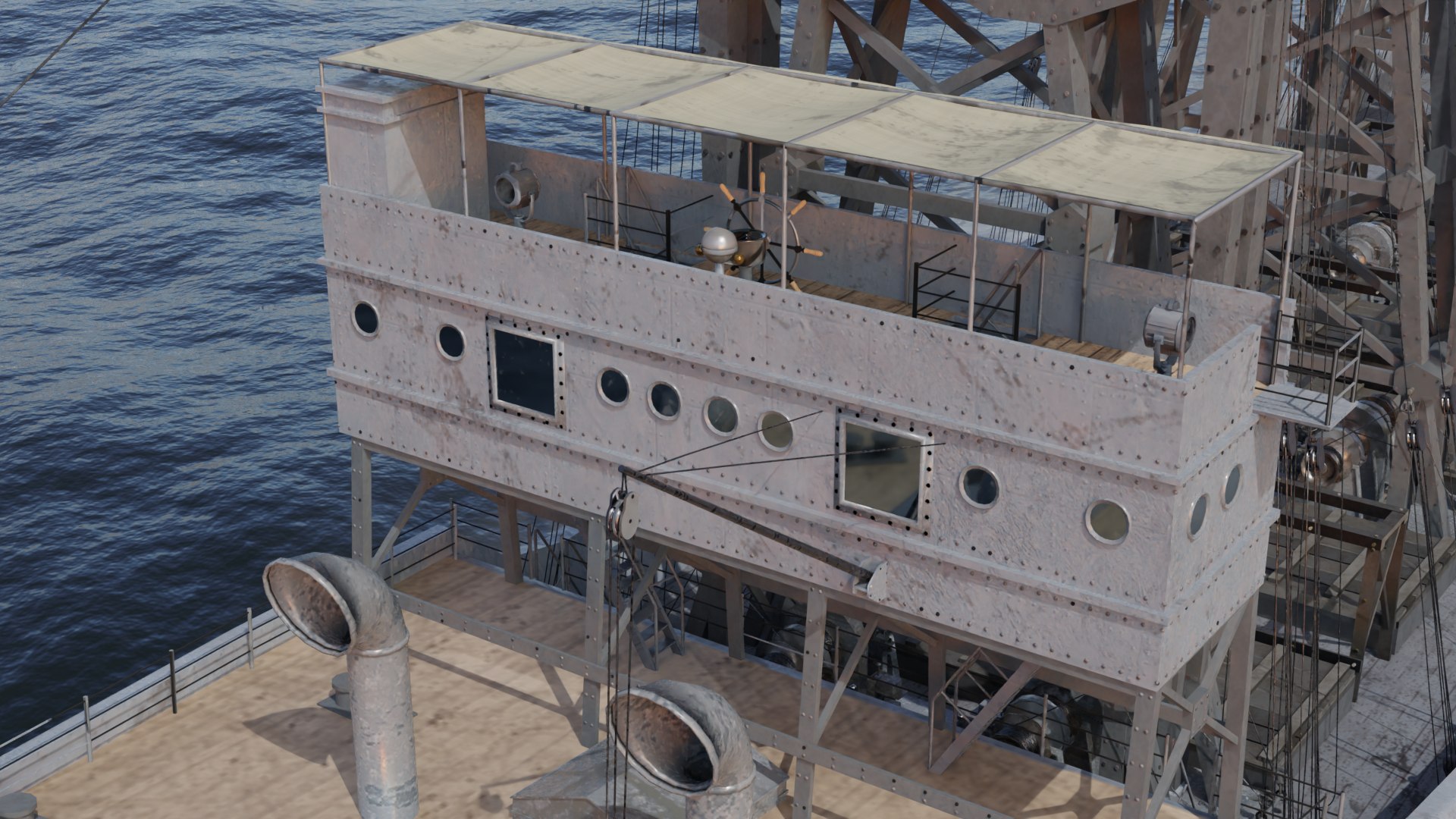 3D USS Cyclops AC-4 Collier Ship - TurboSquid 2301433