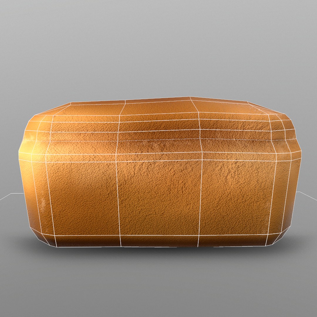 3D bread loaf model - TurboSquid 1289368