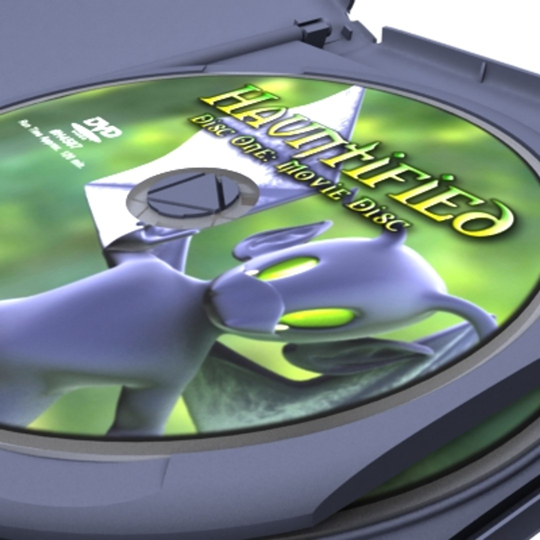 3d model dvd case discs sp