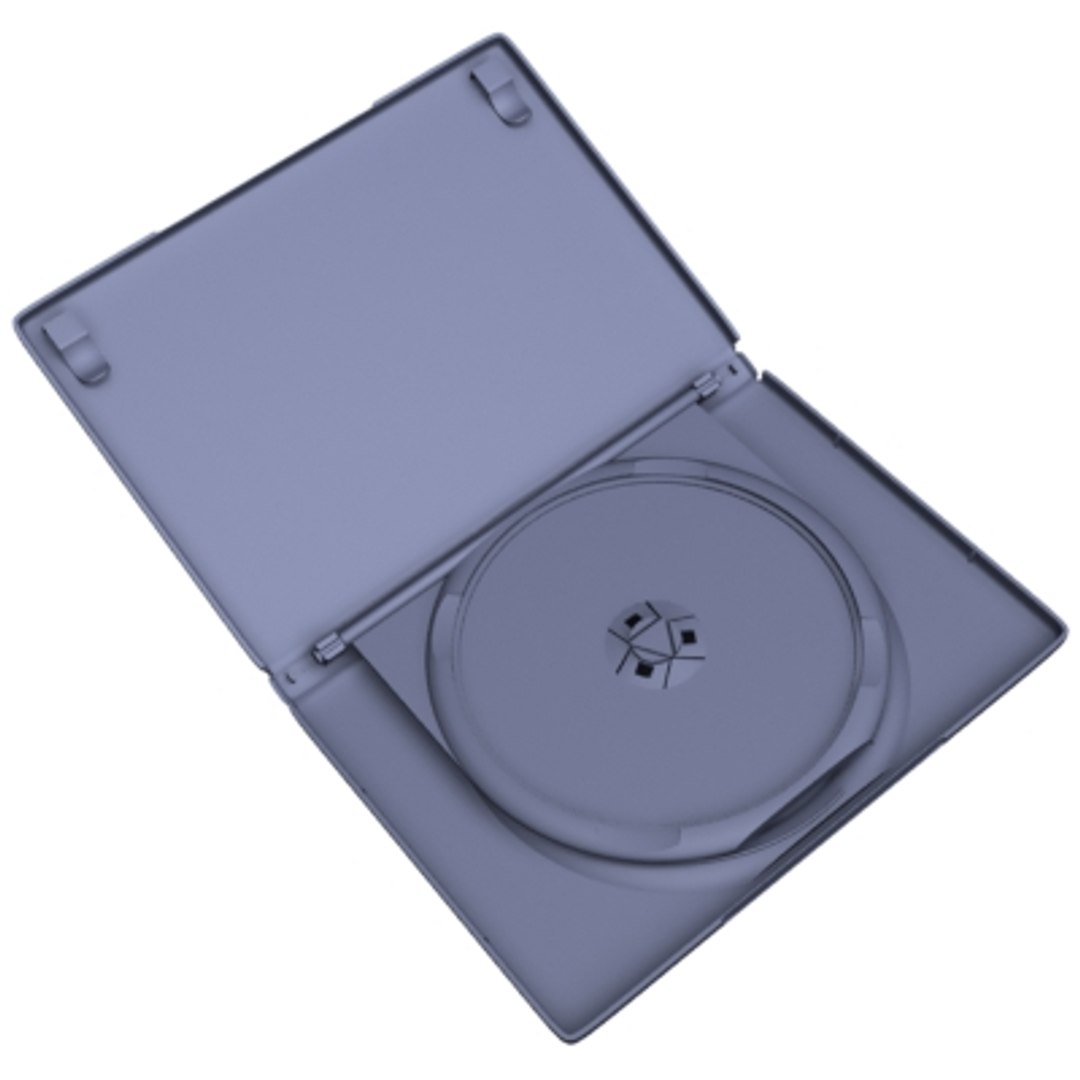 3d model dvd case discs sp