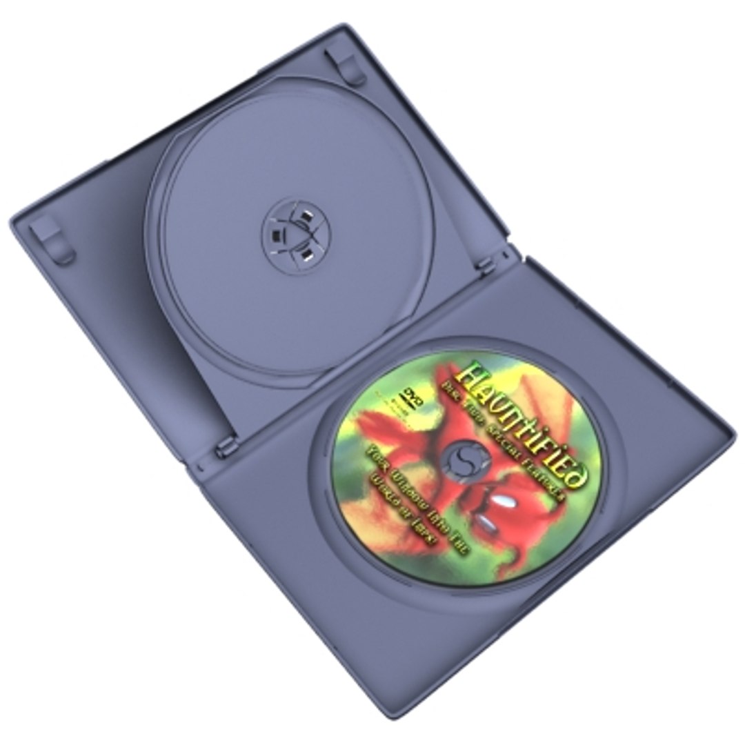 3d model dvd case discs sp