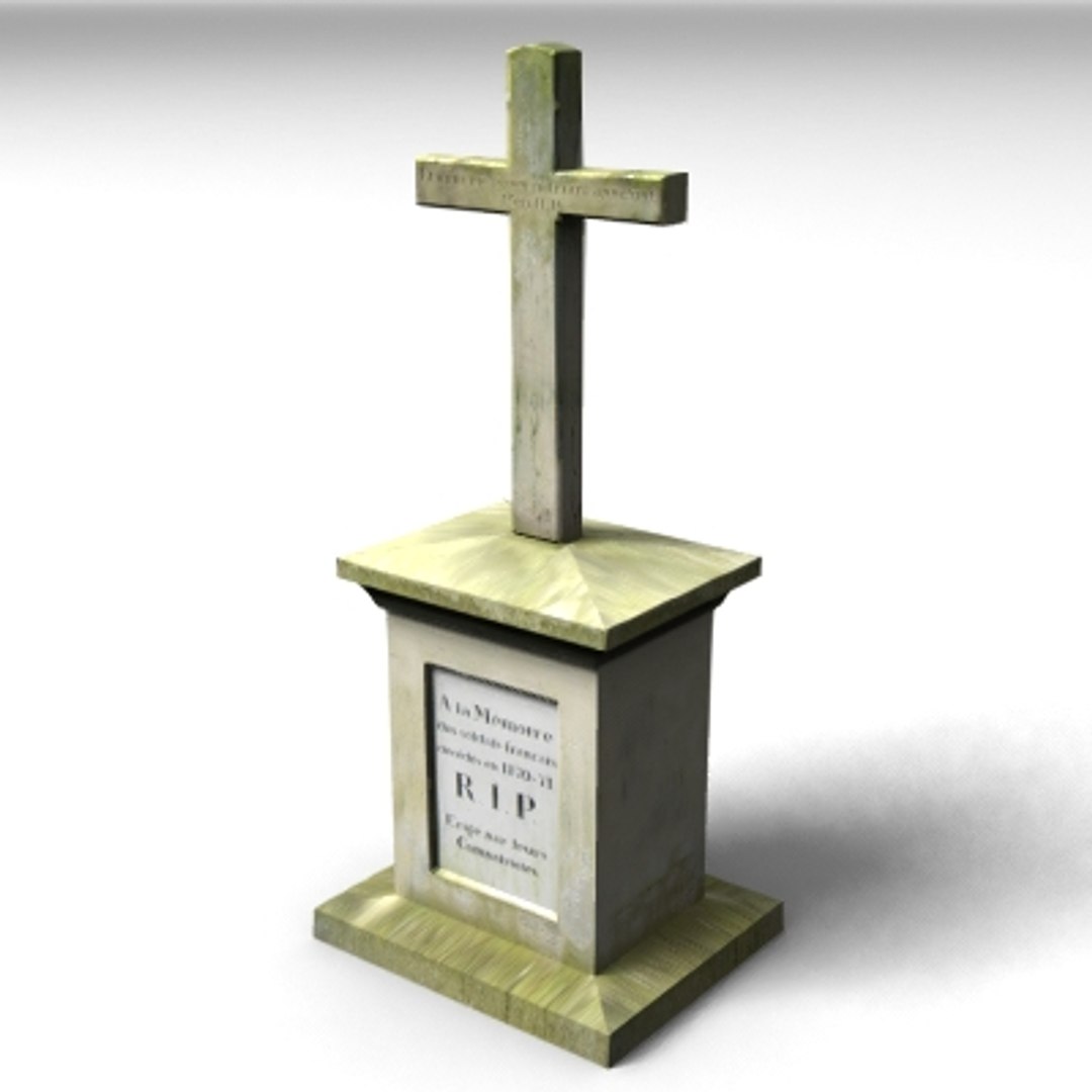 3d gravestone grave stone