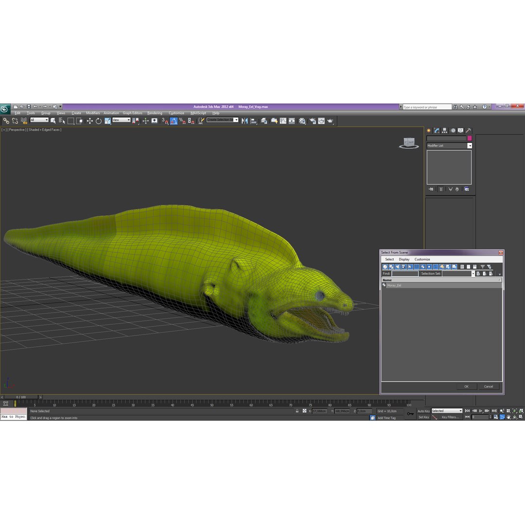 3d Model Moray Eel