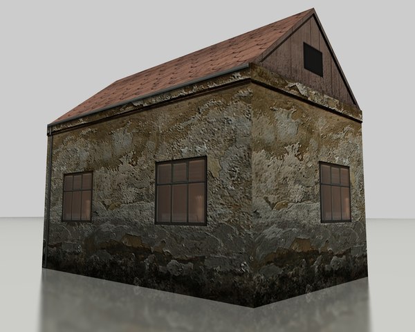 3d model old house