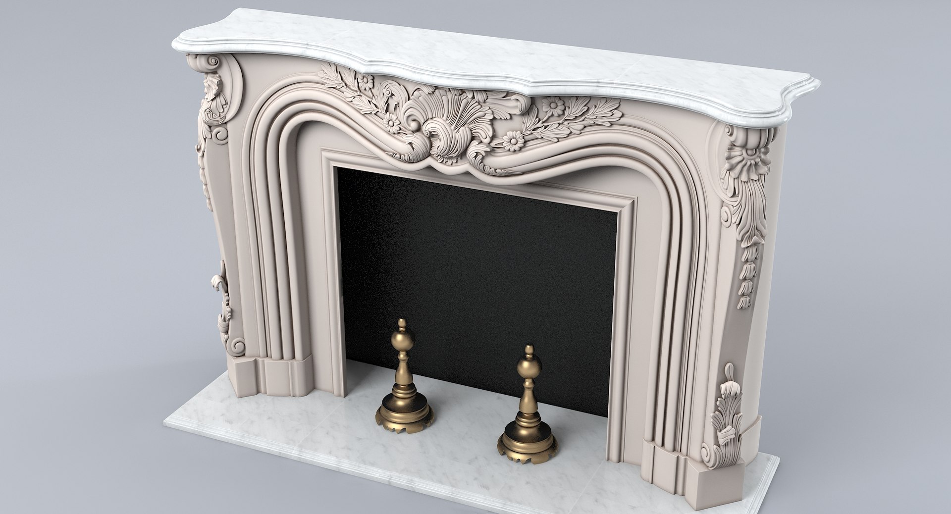 Max Classical Fireplace