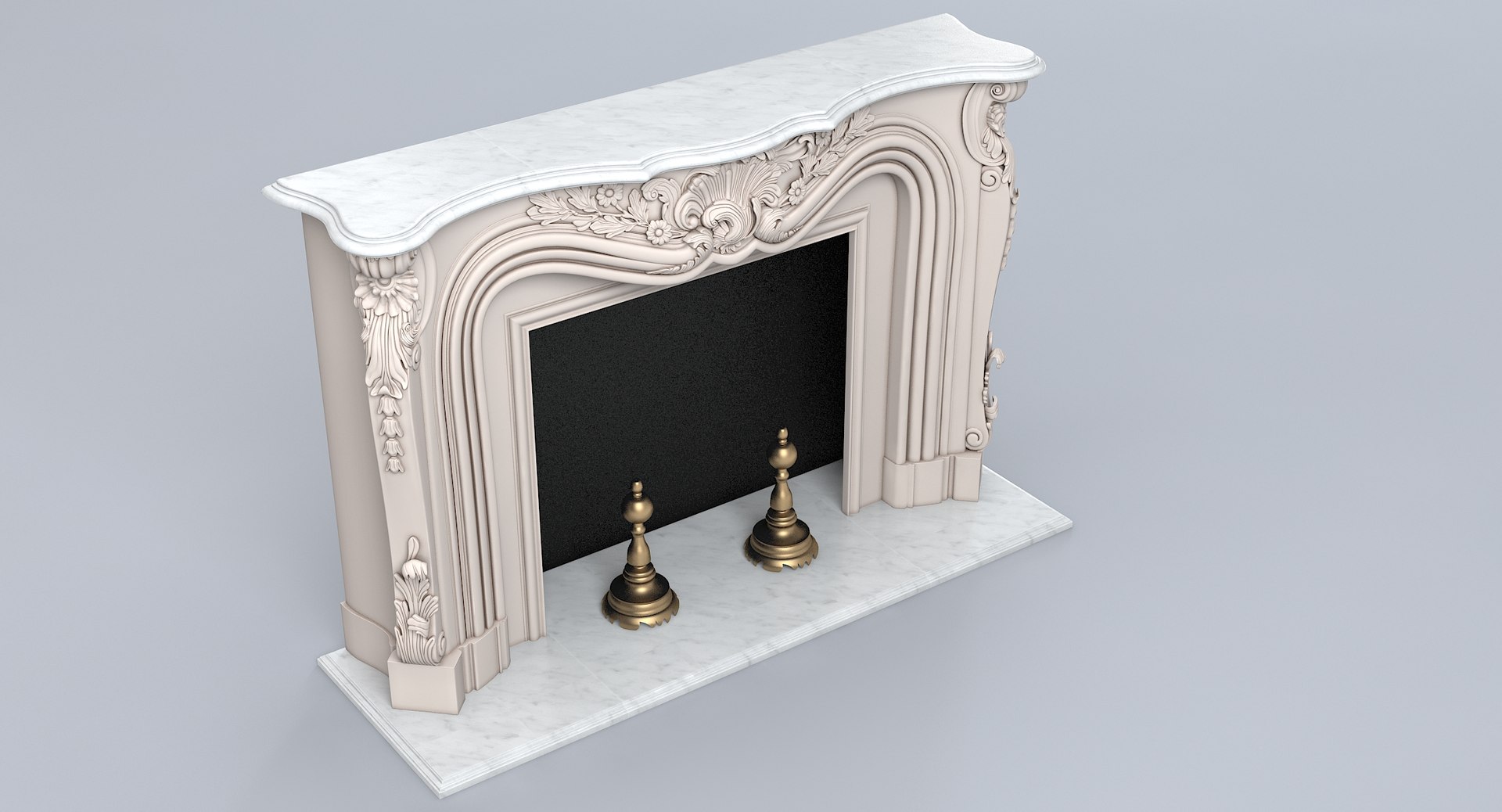 Max Classical Fireplace