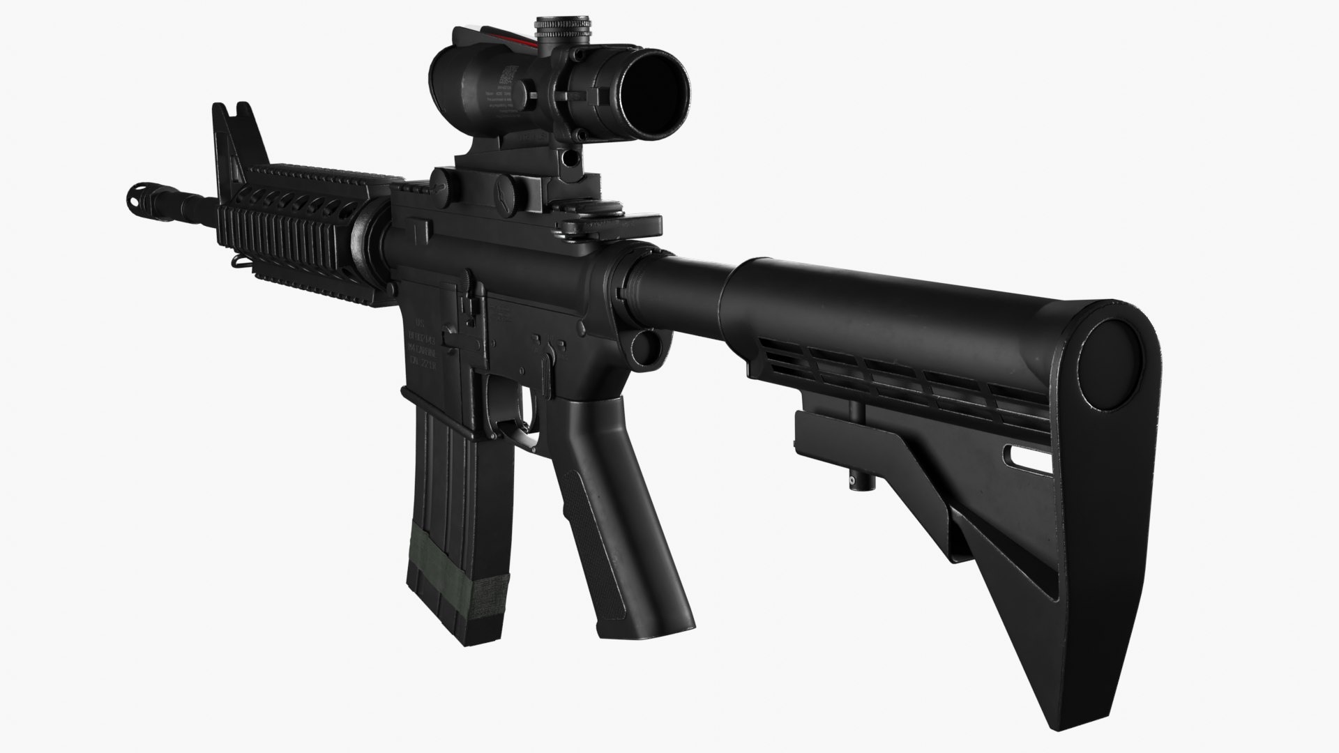 M4 Carbine 3D - TurboSquid 1988700