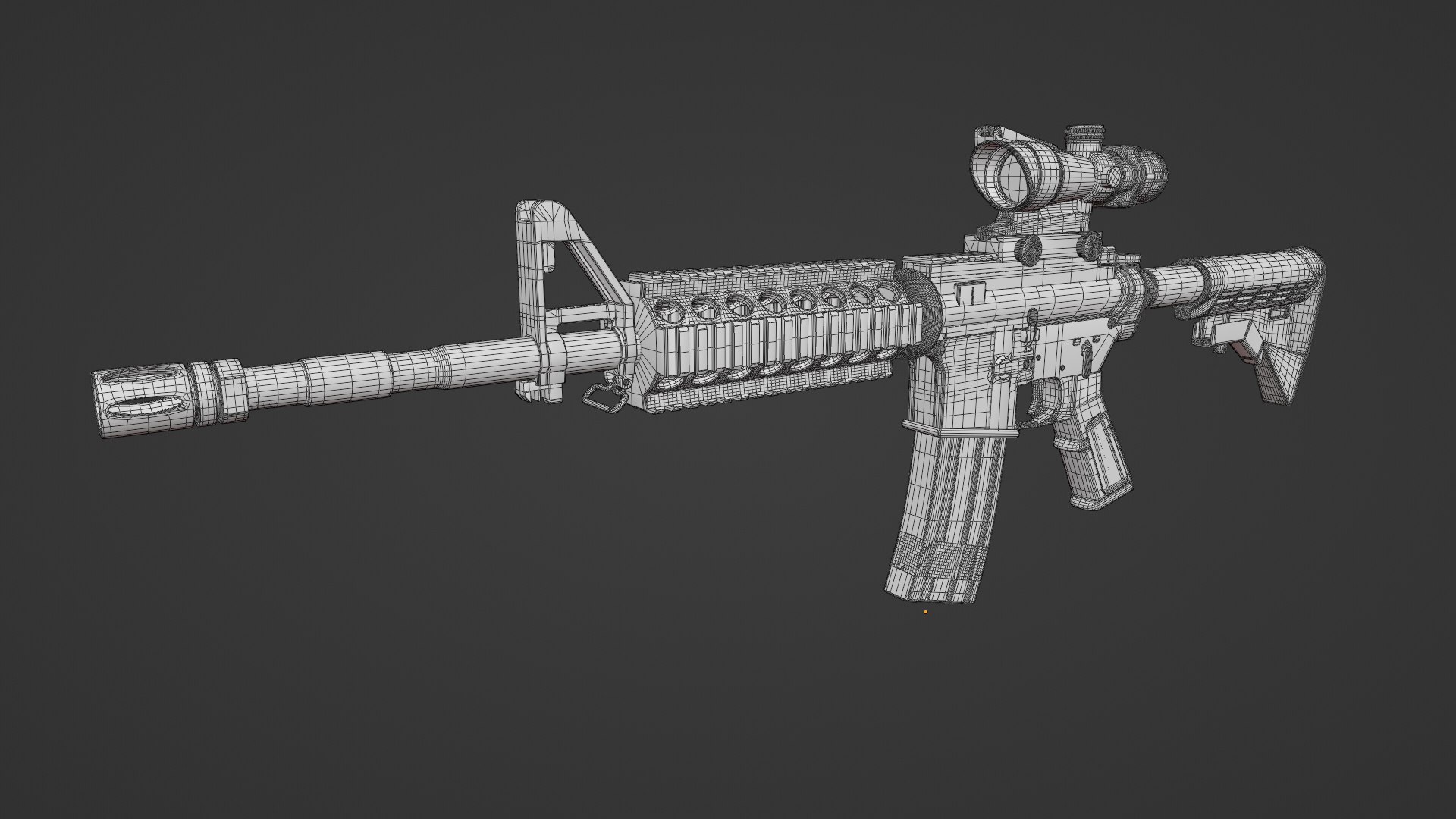 M4 Carbine 3D - TurboSquid 1988700