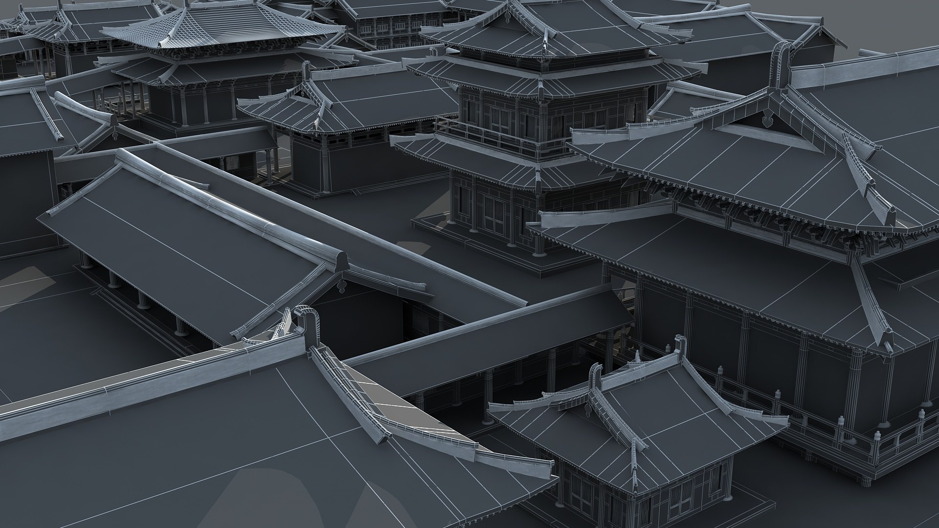 Chinese Ancient Architecture 6 3D Model - TurboSquid 2057389