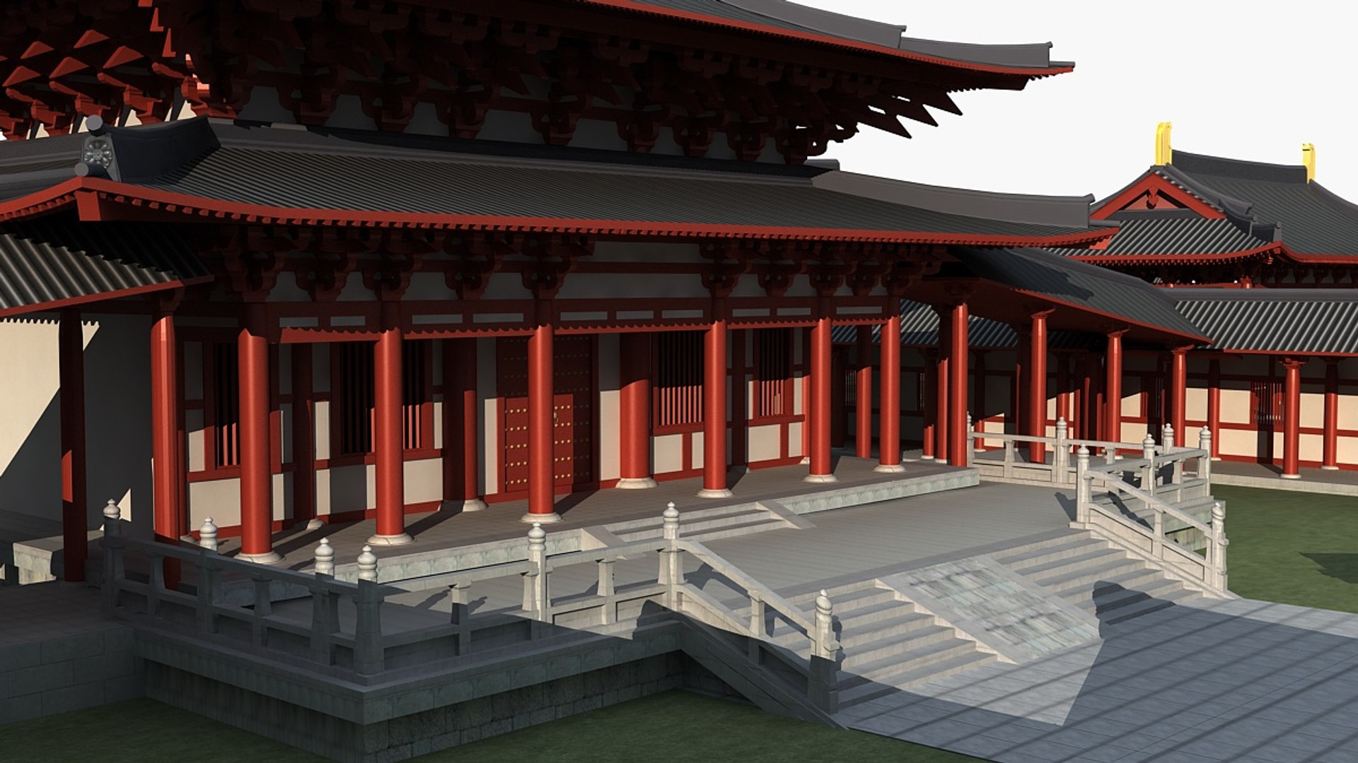 Chinese Ancient Architecture 6 3D Model - TurboSquid 2057389