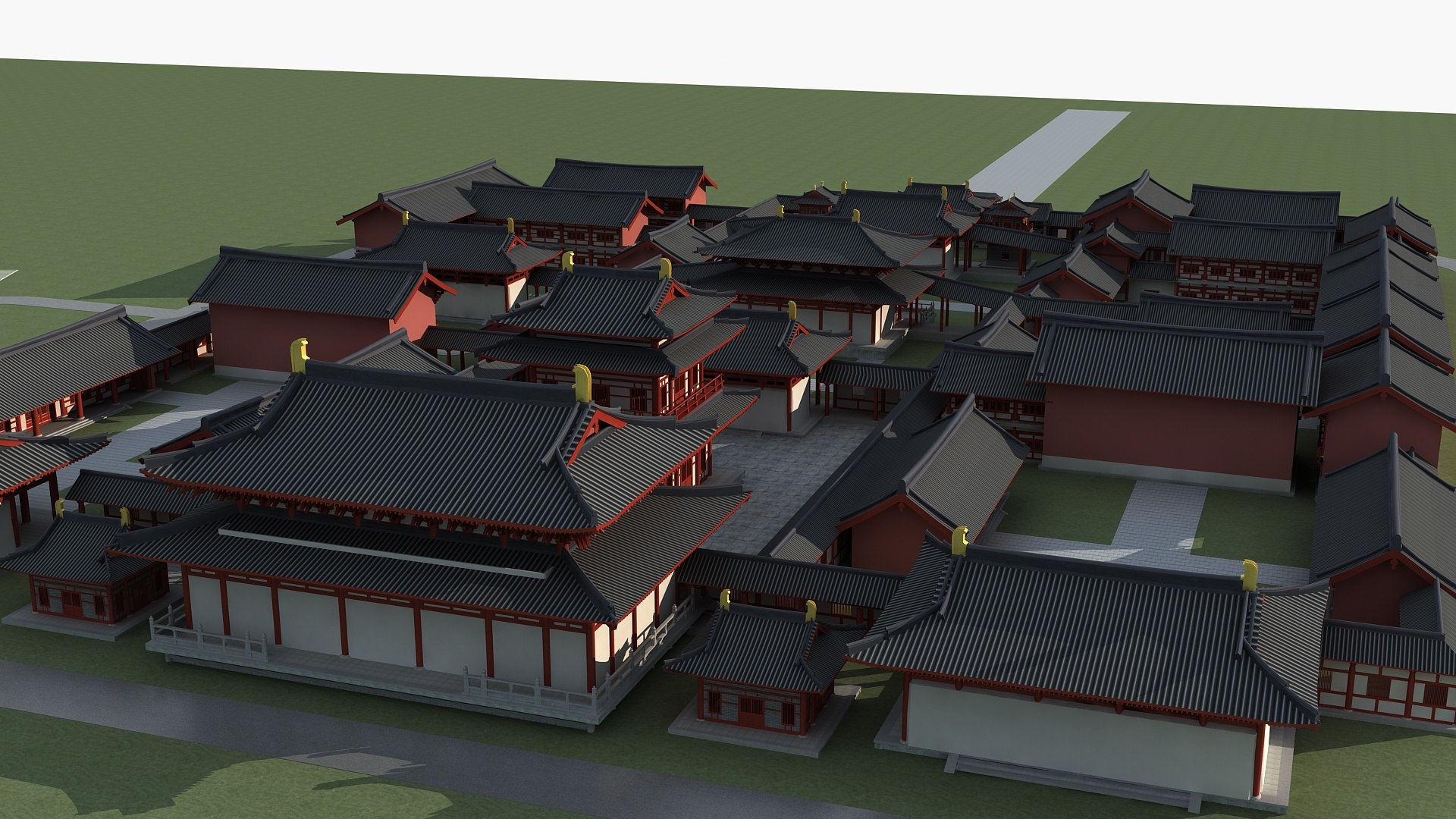 Chinese Ancient Architecture 6 3D Model - TurboSquid 2057389