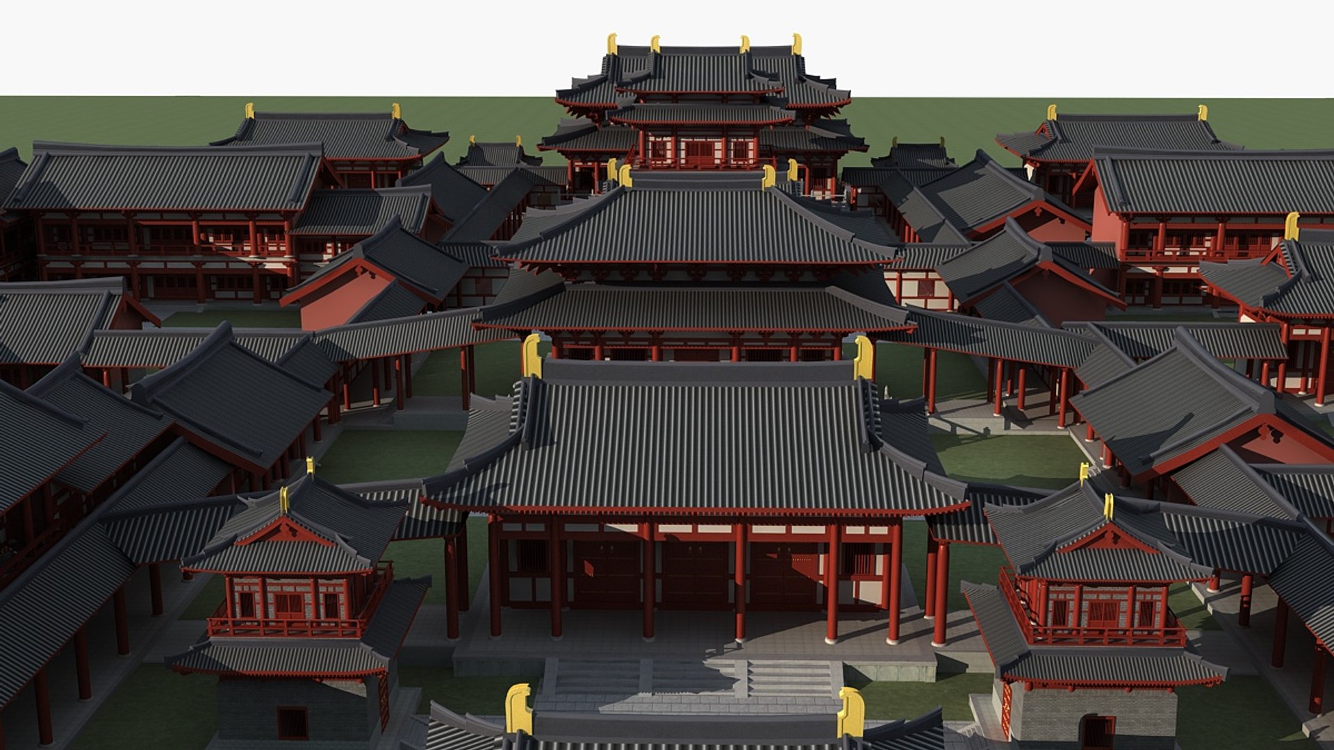 Chinese Ancient Architecture 6 3D Model - TurboSquid 2057389