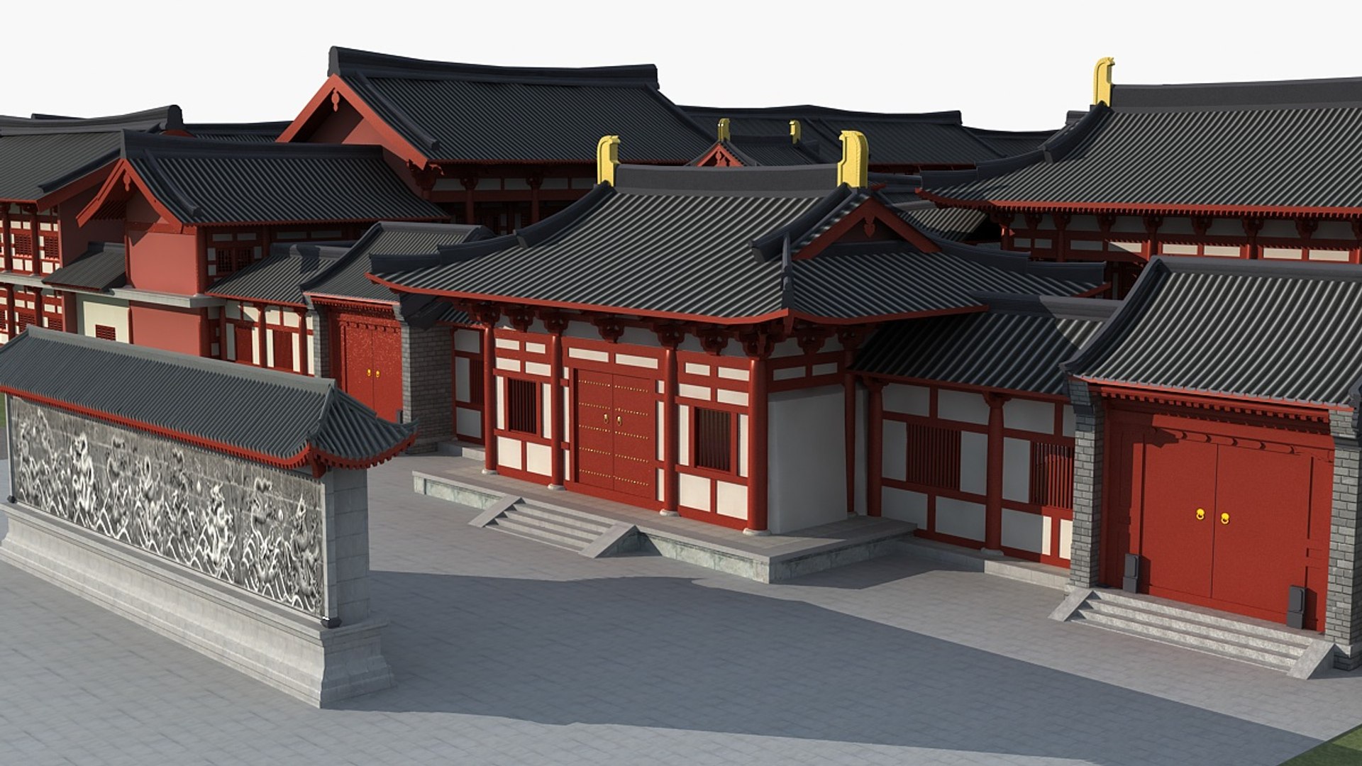 Chinese Ancient Architecture 6 3D Model - TurboSquid 2057389