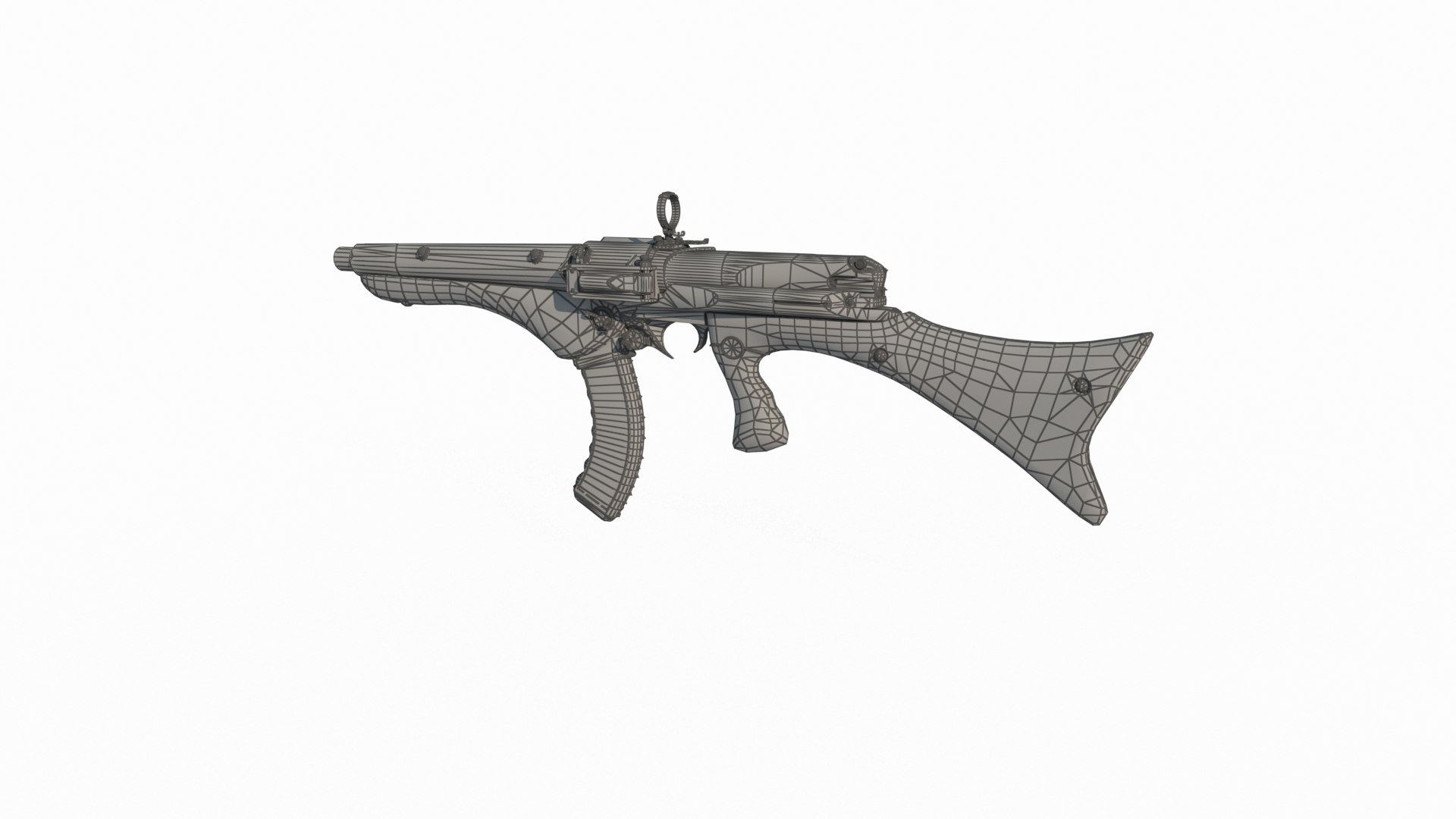3D Magic Style Submachine Gun - TurboSquid 2313657