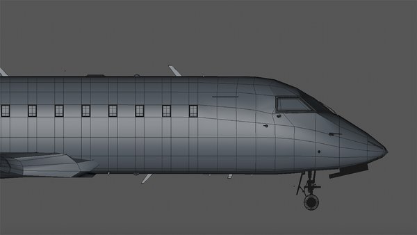 Georgian airways bombardier crj 3D model - TurboSquid 1620105