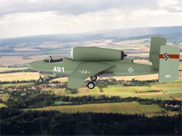 modelo 3d Heinkel He 162 Volksjaeger V13 - TurboSquid 882332