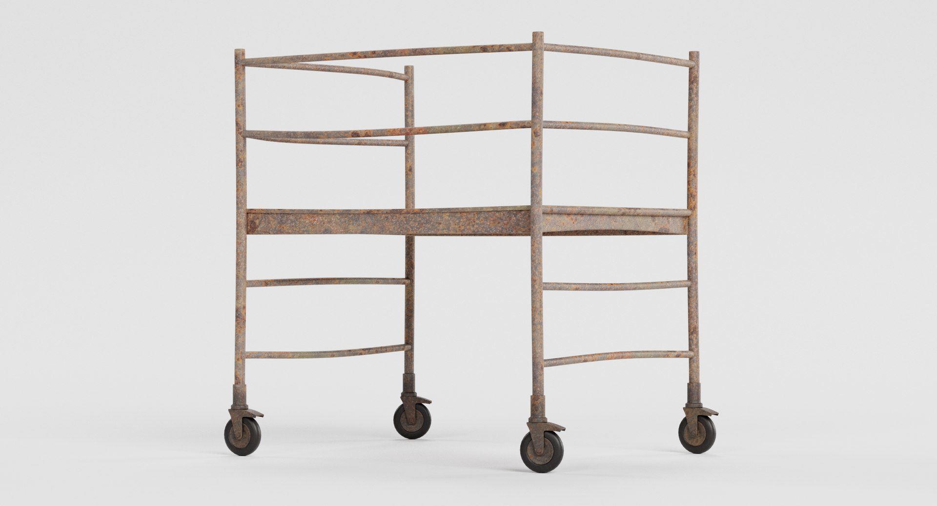 Old Scaffolding 3D - TurboSquid 1402297