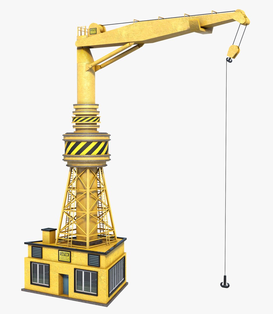 Crane Container Model - TurboSquid 1393410