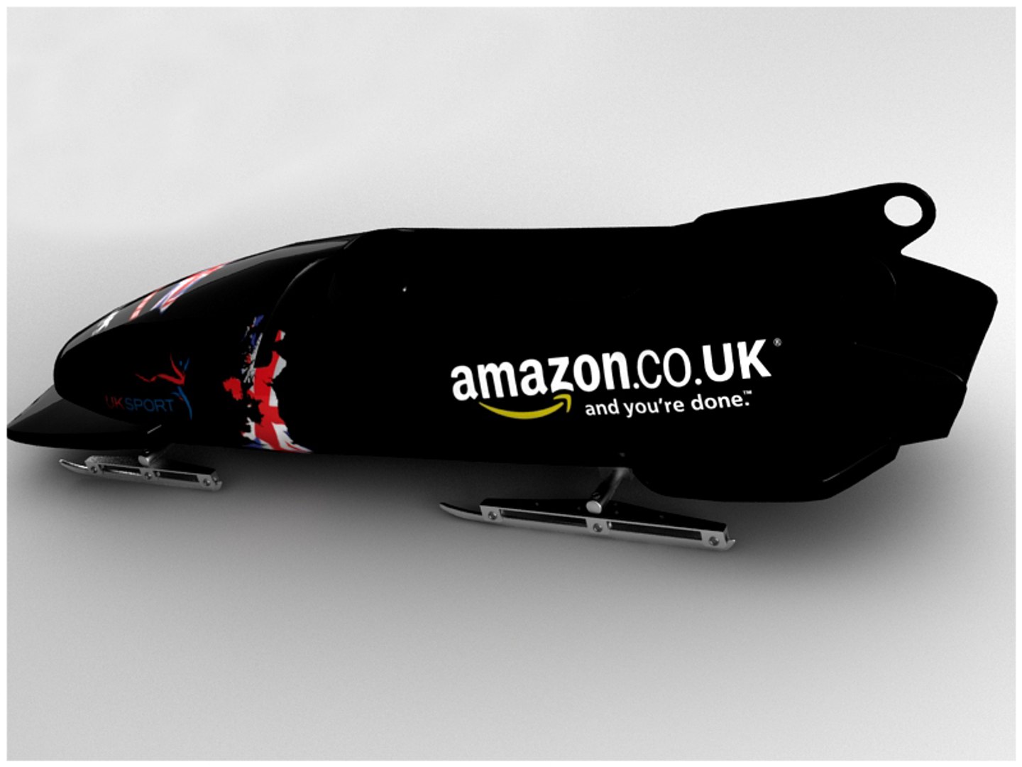 Bobsleigh Sled - Uk Obj