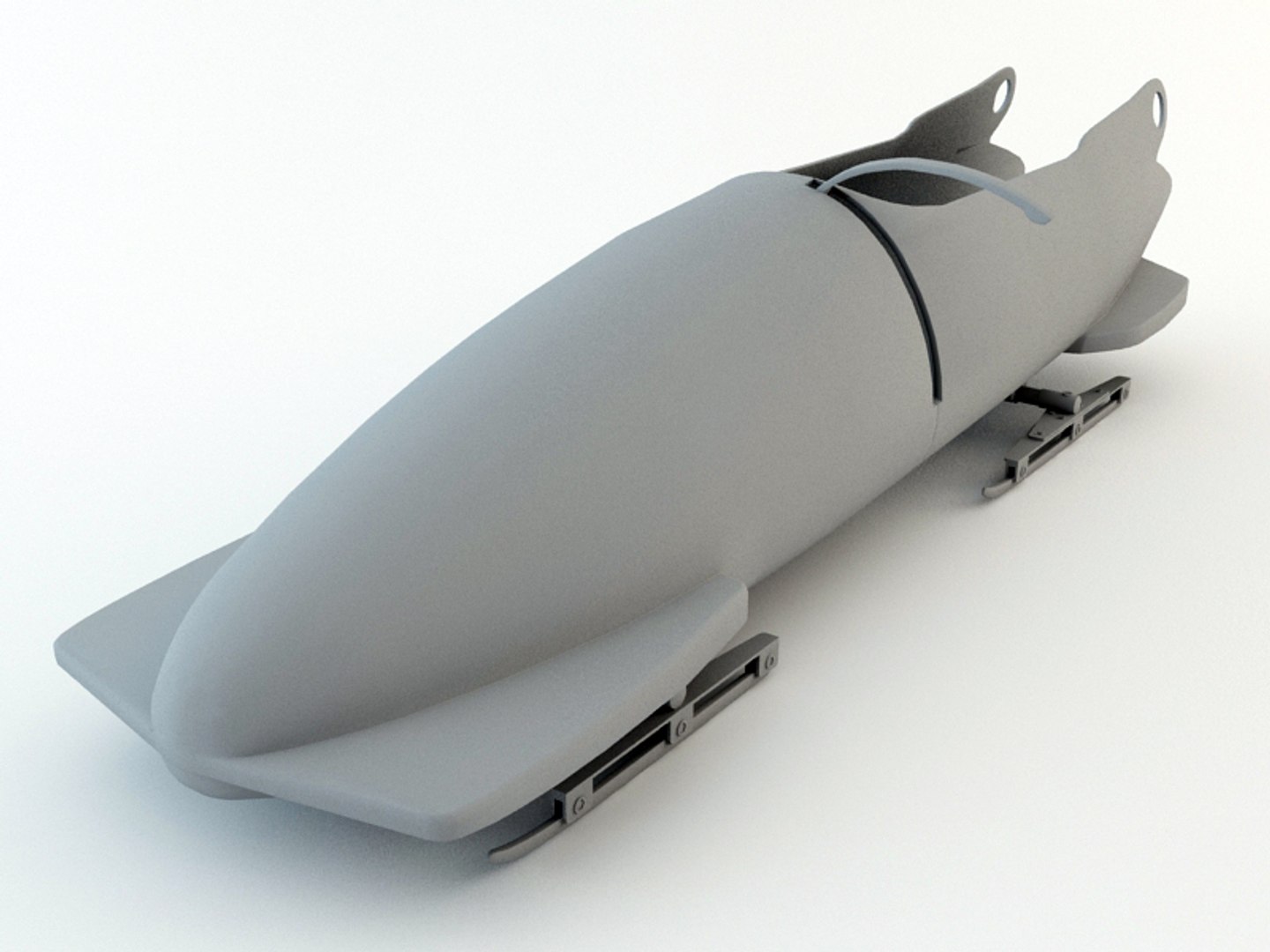 Bobsleigh Sled - Uk Obj