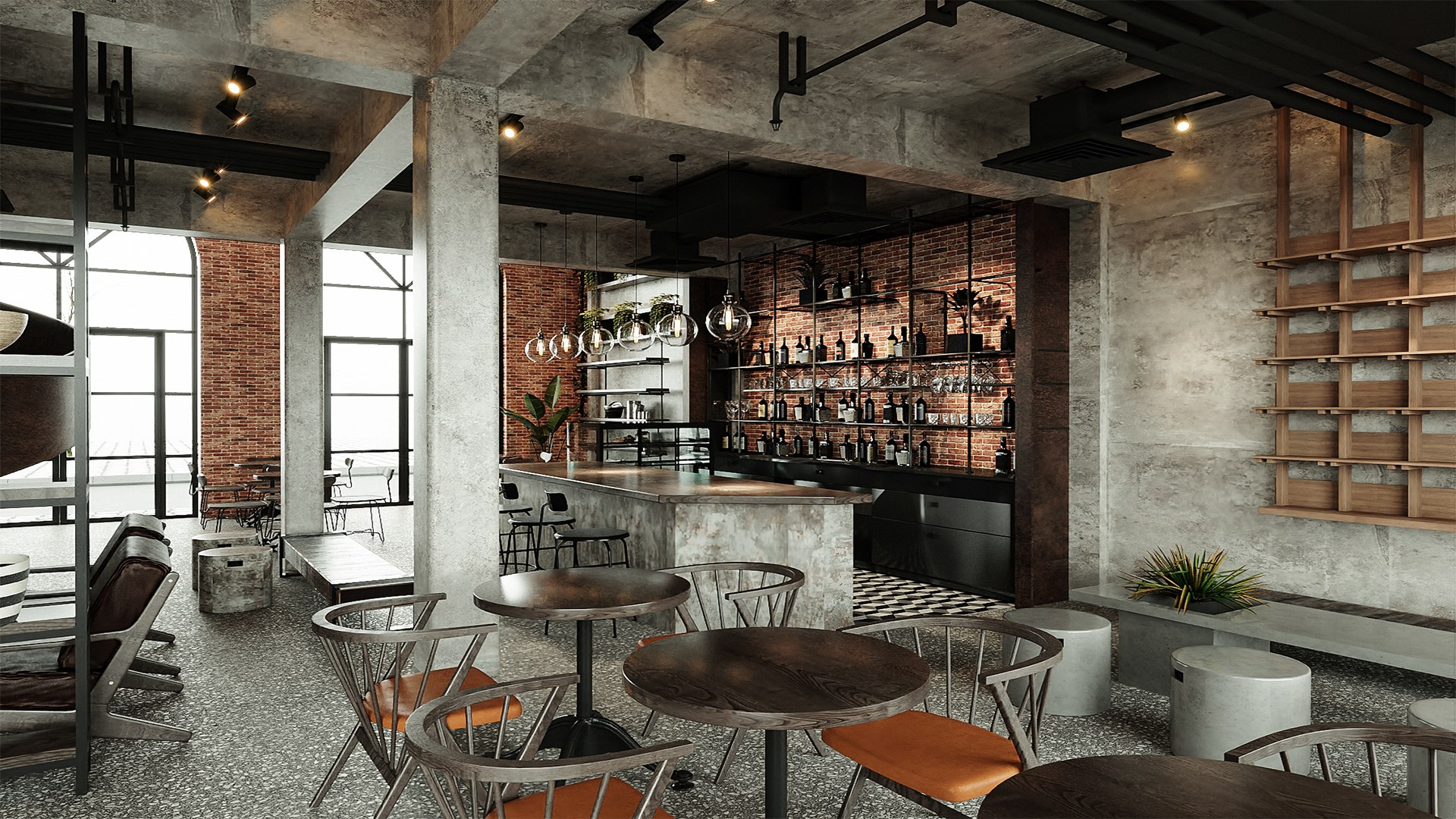 3D Model Coffee Shop 01 - Hanh CT - 3D Max FBX SKP OBJ Collada Simlab ...