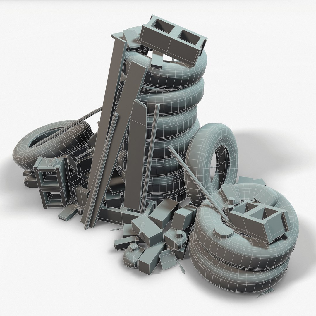 Real time ready debris 3D model - TurboSquid 1170375