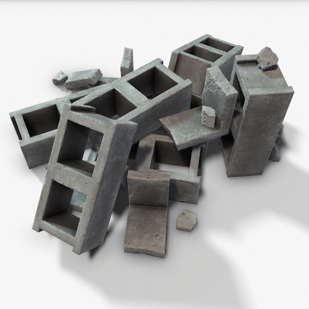 Real time ready debris 3D model - TurboSquid 1170375