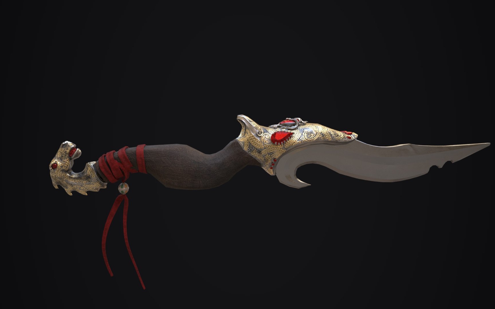 3D Model Middle Eastern Dagger - TurboSquid 1181595