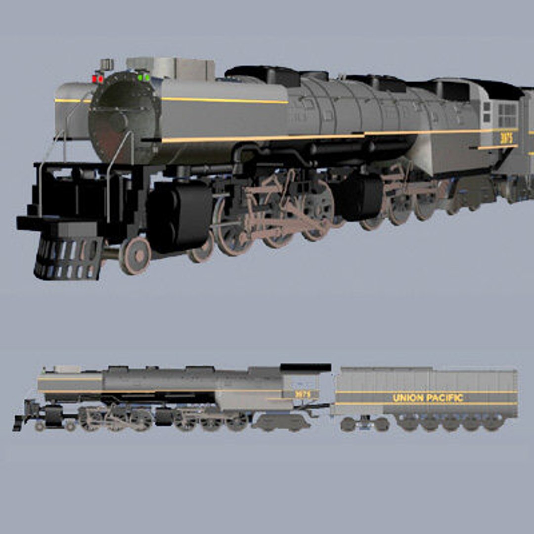 3d Model Trains Set Res