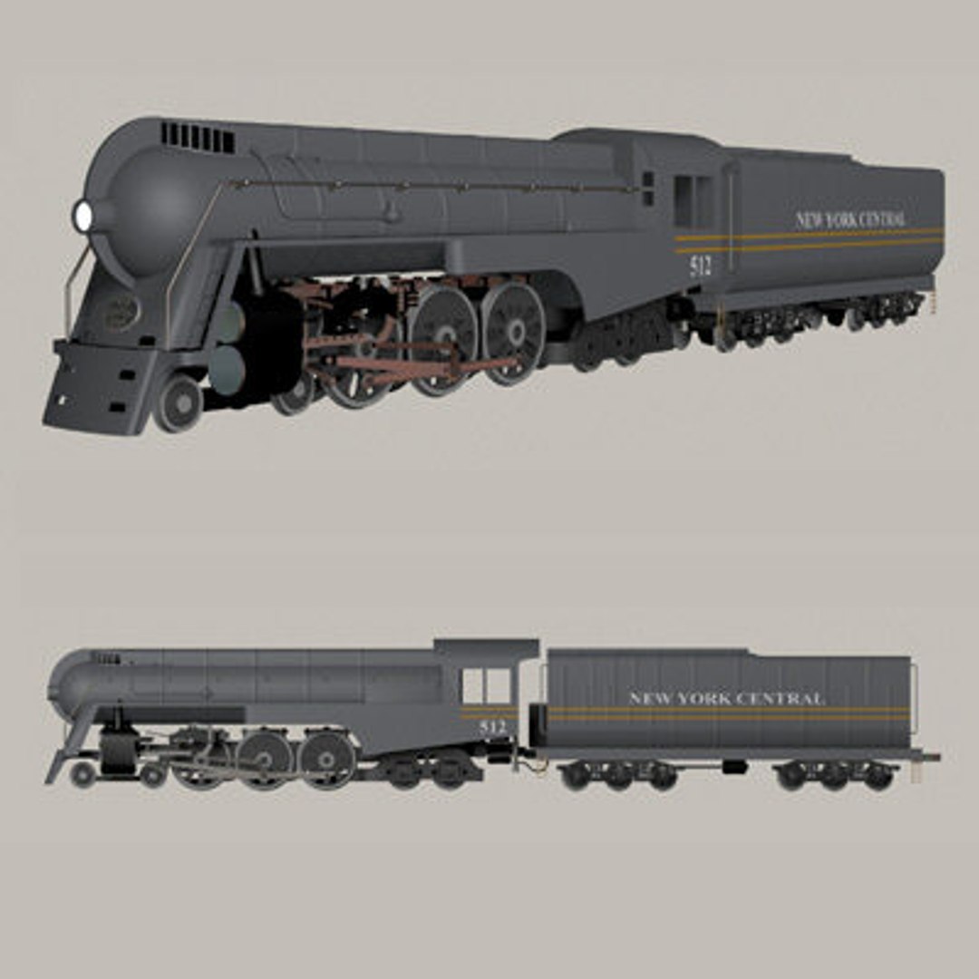 3d Model Trains Set Res