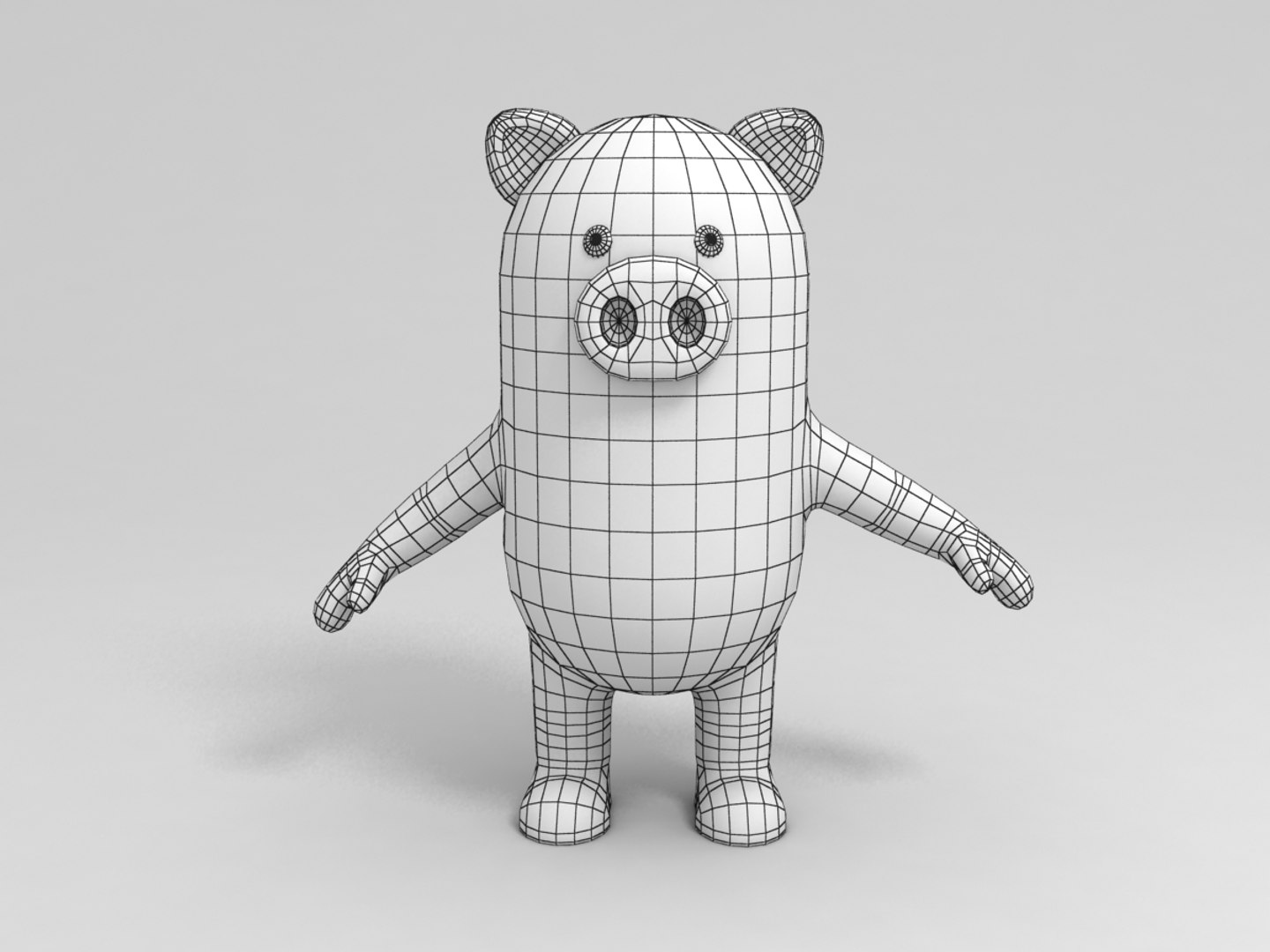 Pig Character Cartoon Model - TurboSquid 1266079