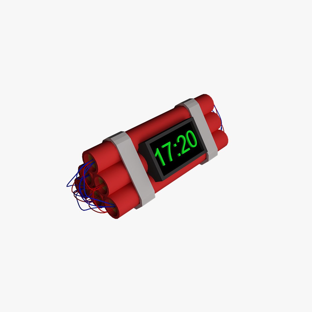 dynamite 3d model