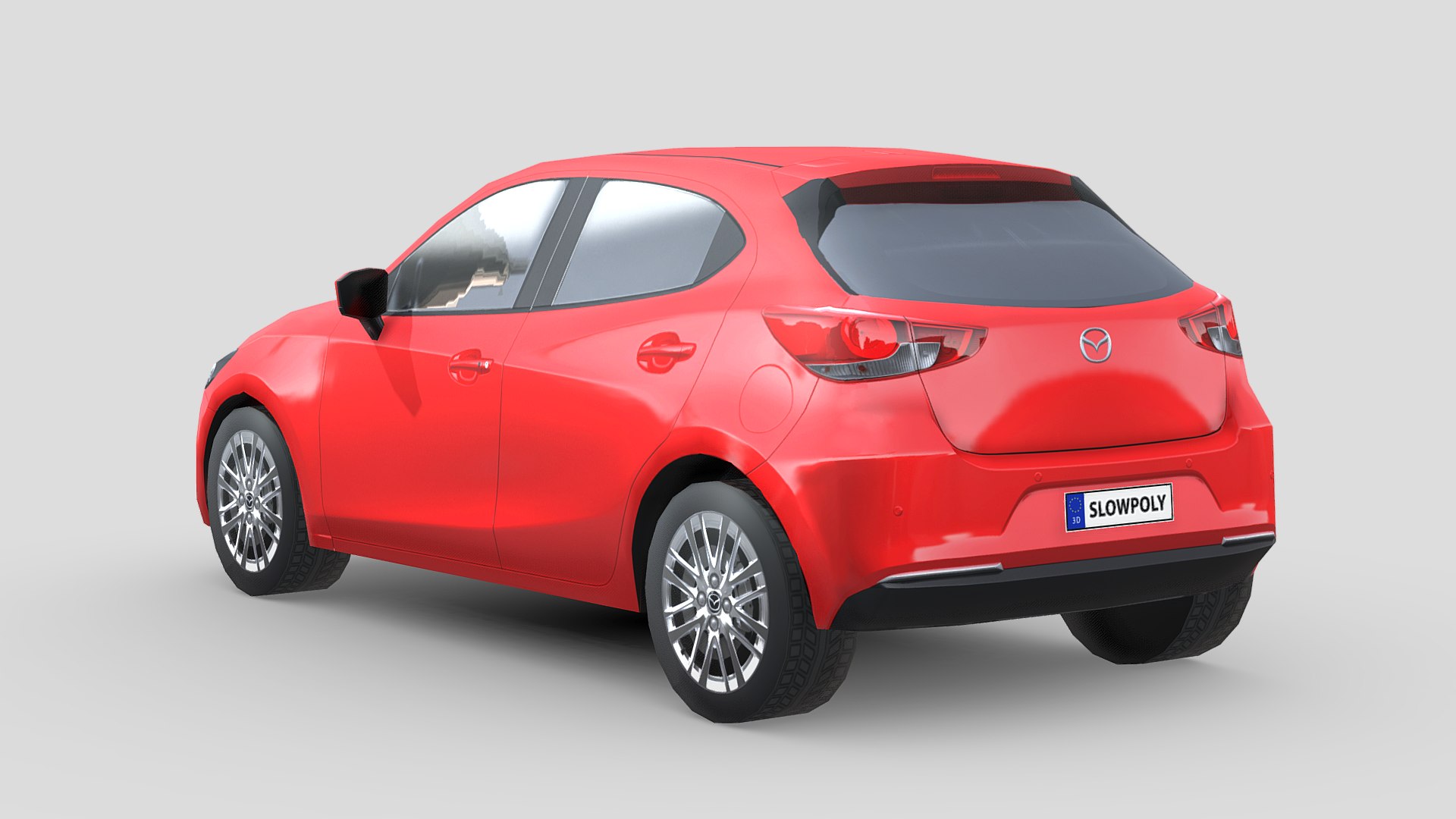 Mazda 2 2020 Model - TurboSquid 2150315