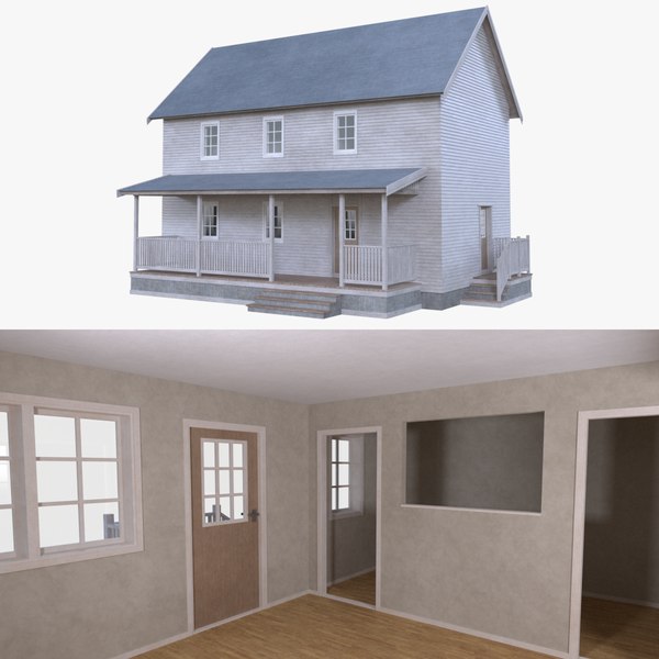 3d home interior house model