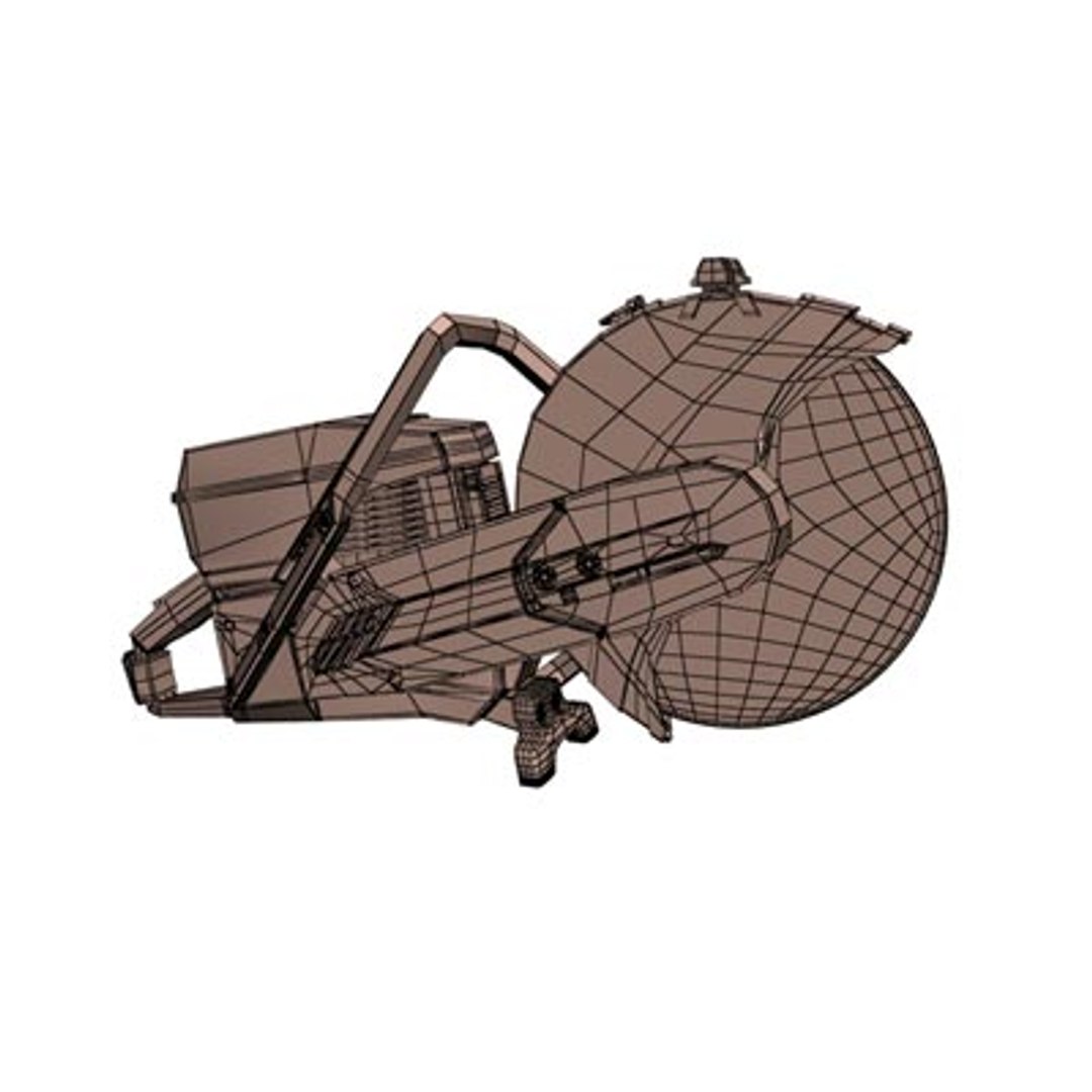 3d Circular Rescue Saw Model