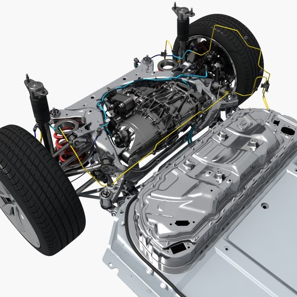 Tesla 3 chassis 3D model - TurboSquid 1666856