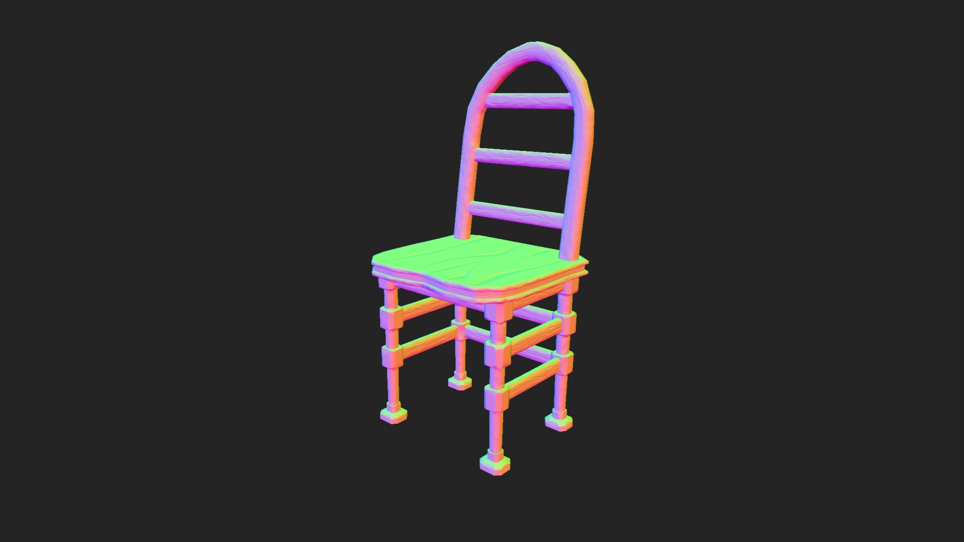 Medieval-Fantasy Chair 3D Model - TurboSquid 2273578