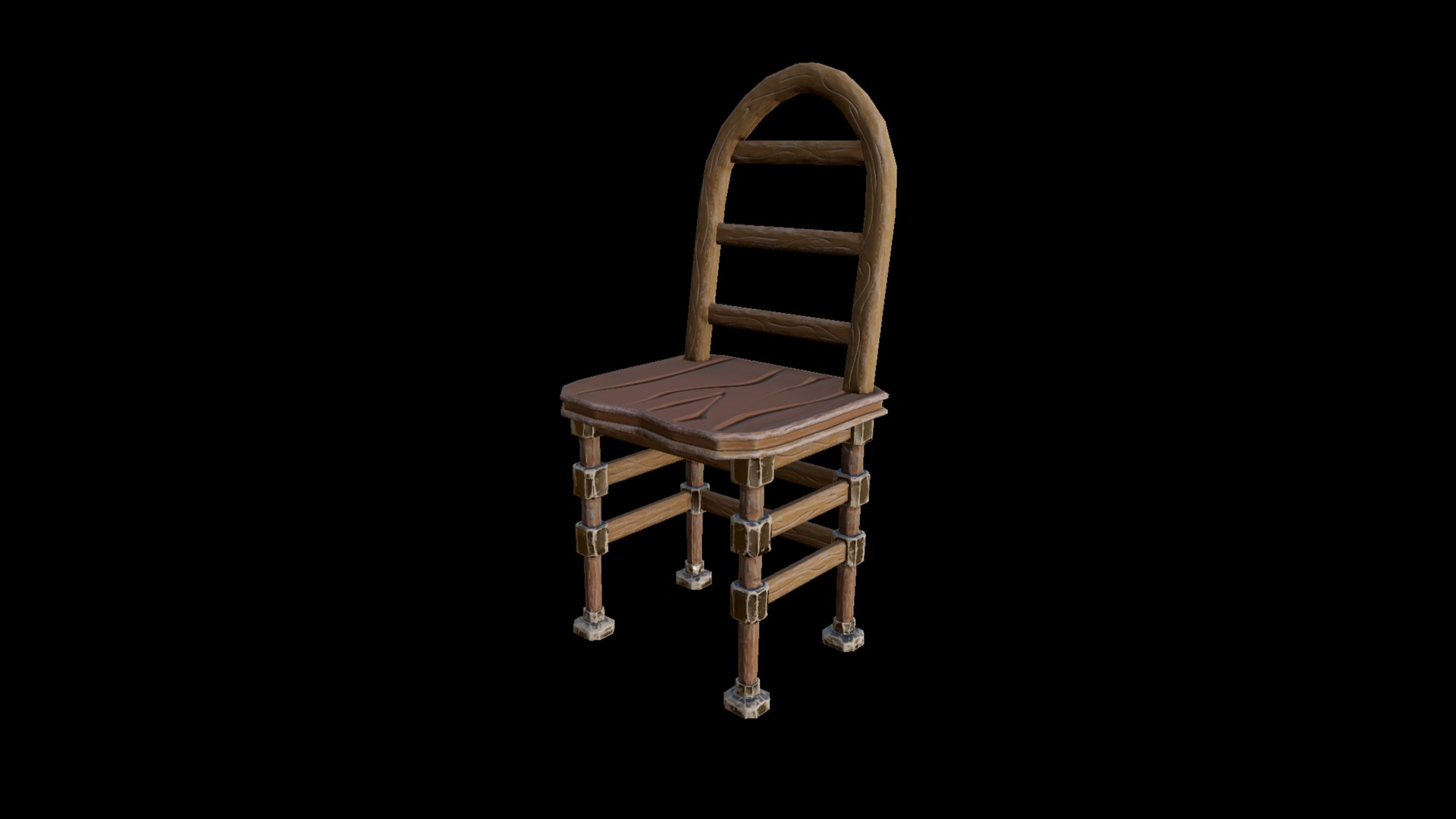 Medieval-Fantasy Chair 3D Model - TurboSquid 2273578