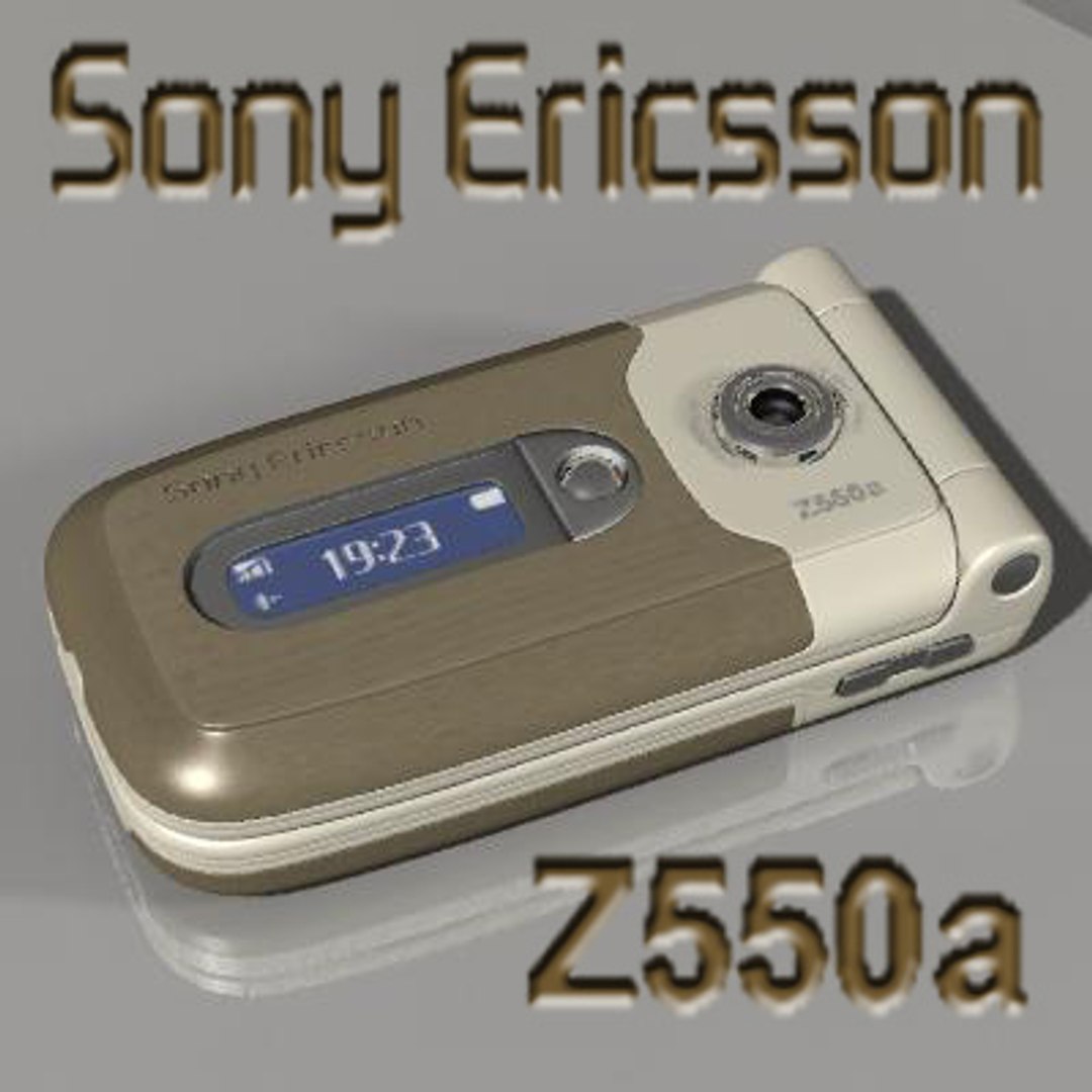 3d Sonyericsson Z550a Model