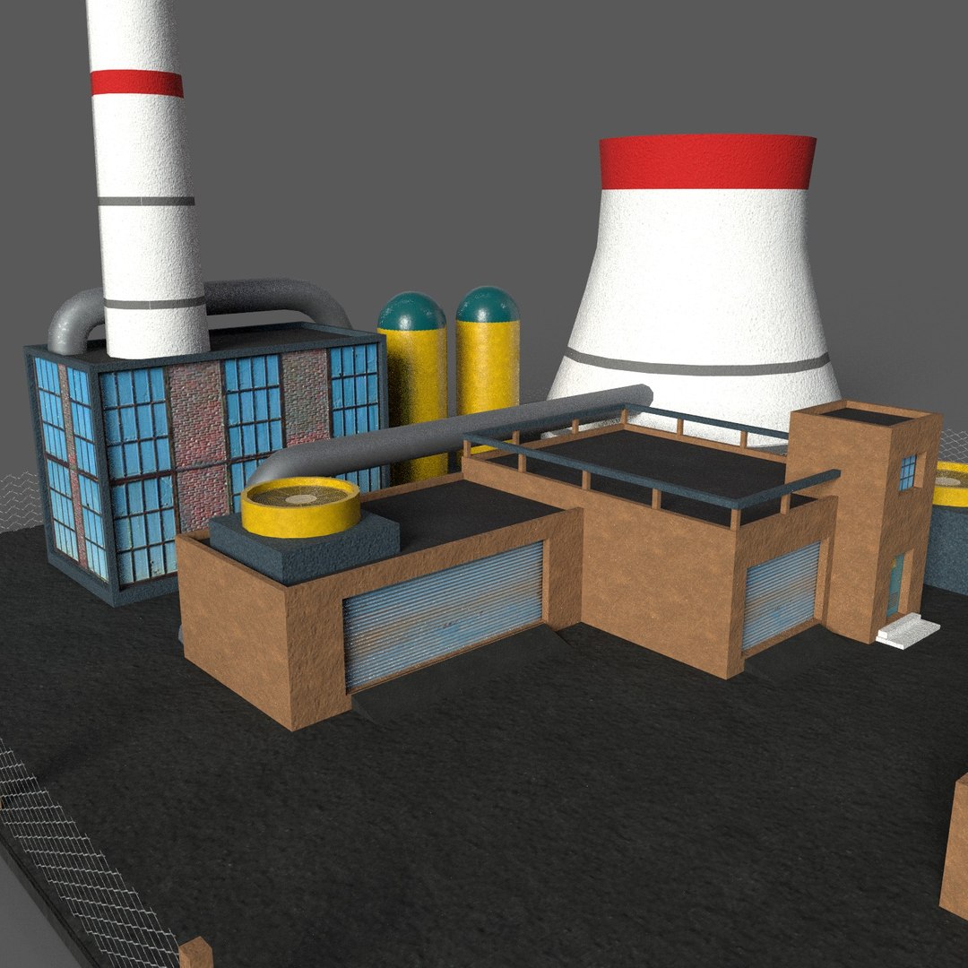 Power Plant Model - TurboSquid 1234768