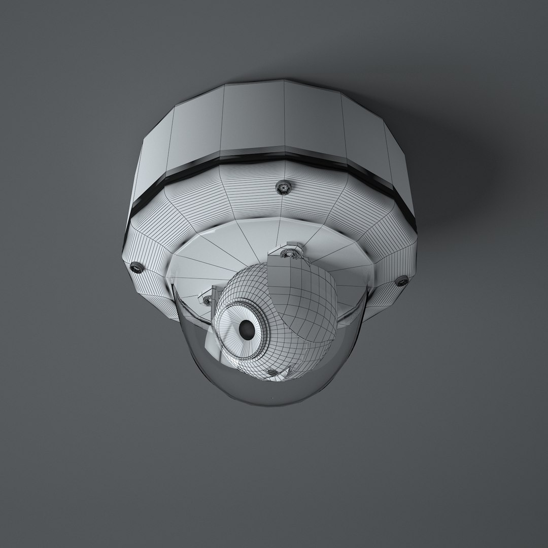 Cctv Dome Camera 3D Model - TurboSquid 1390667