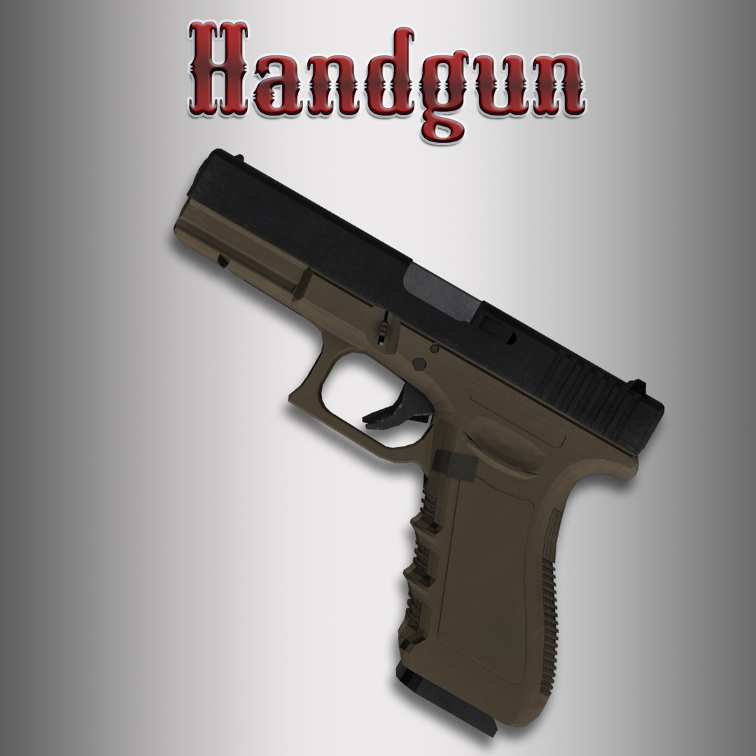 3d Hand Gun