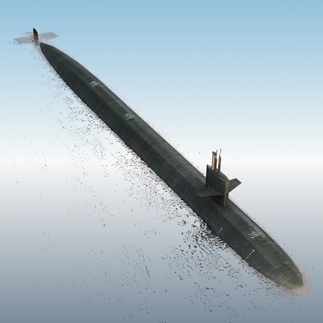 uss ohio ssgn-726 3d model