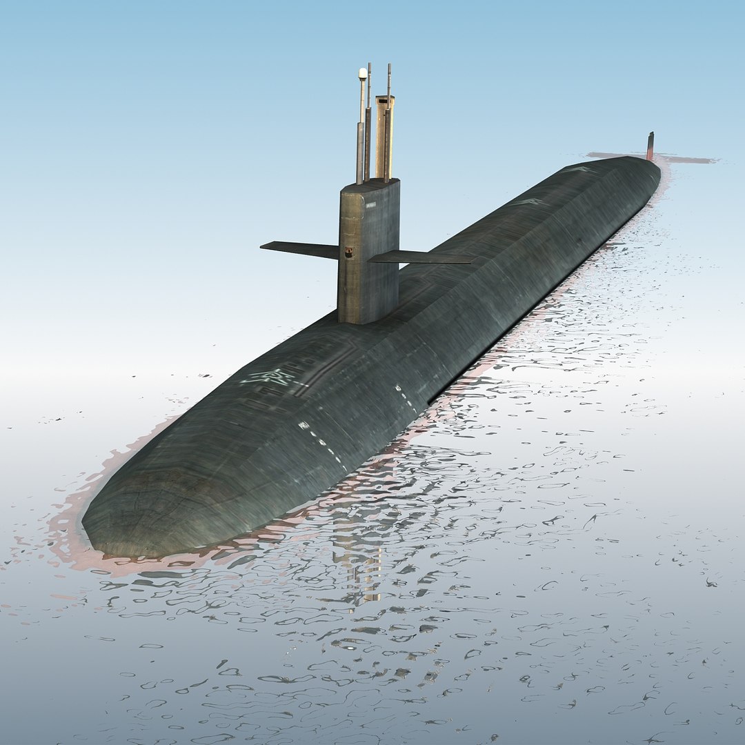 uss ohio ssgn-726 3d model