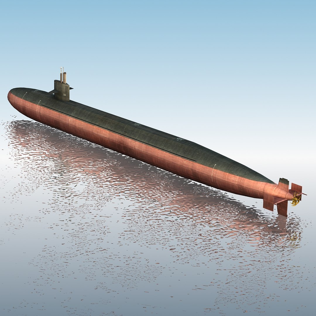 uss ohio ssgn-726 3d model