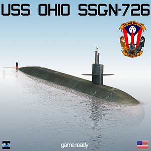 Ohio Class 3D Models for Download | TurboSquid
