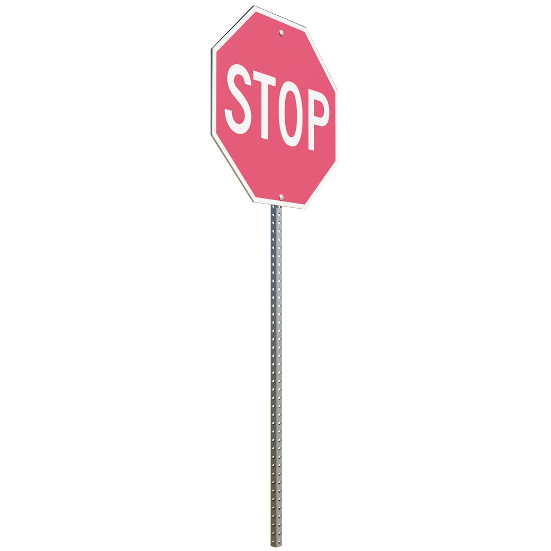 Stop Sign 3D Model - TurboSquid 1441350