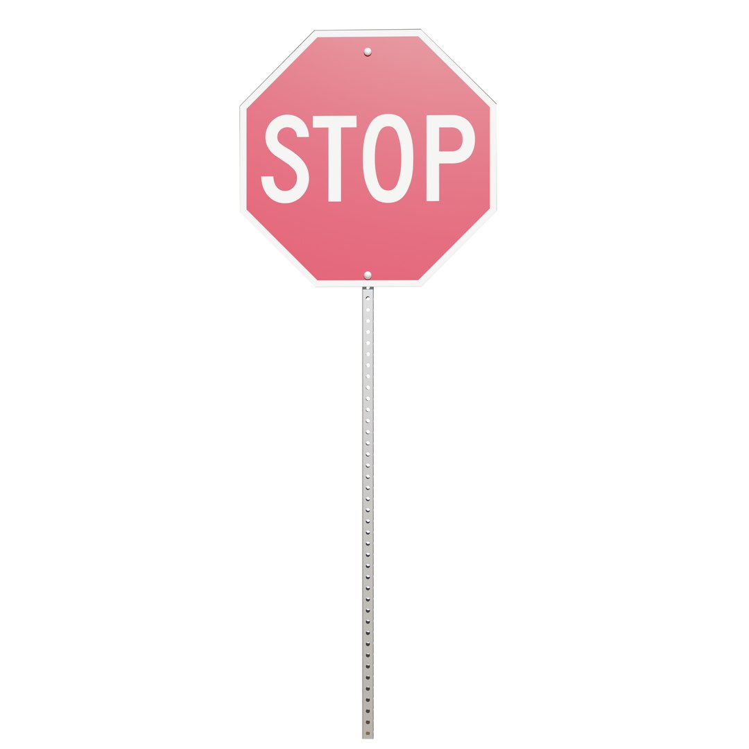 Stop Sign 3D Model - TurboSquid 1441350
