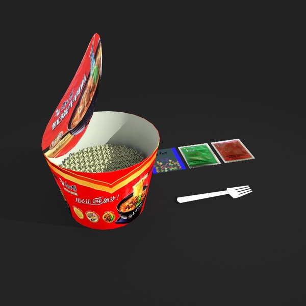 Instant Noodles 3D Models for Download | TurboSquid