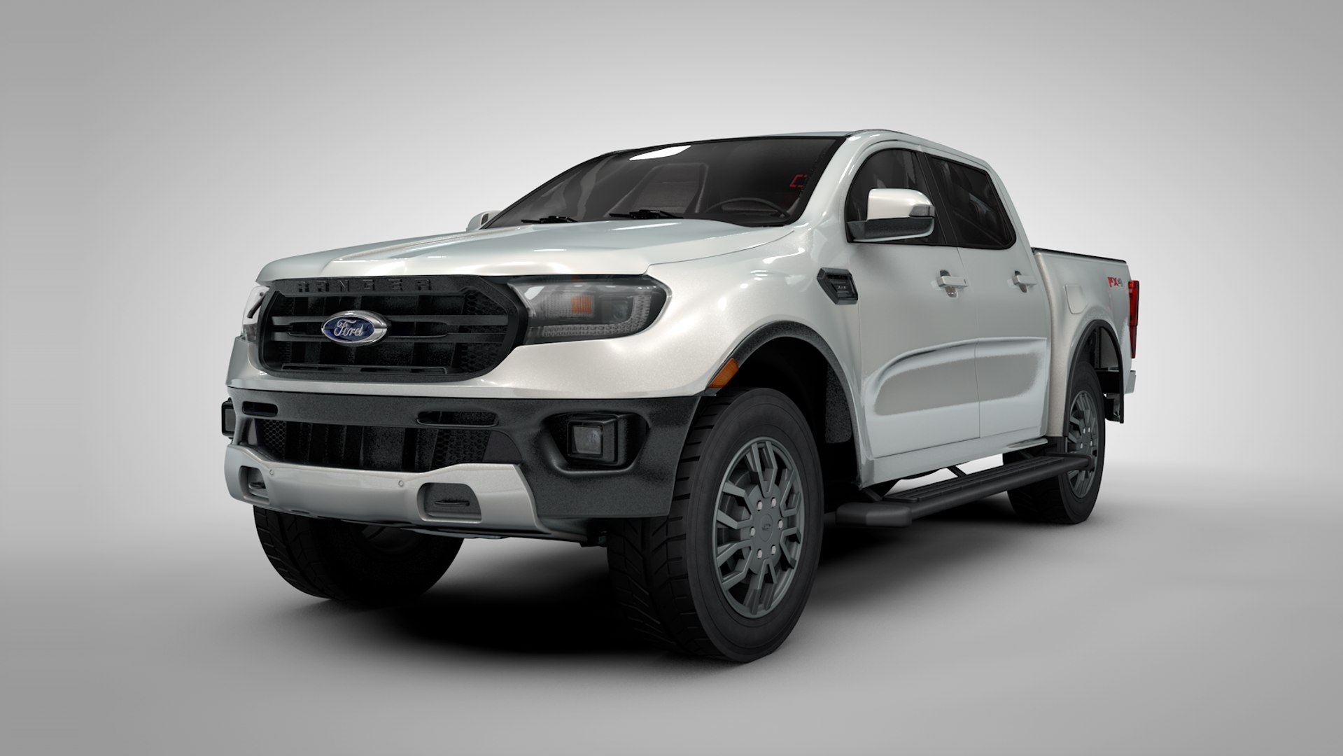 Ranger 2019 White L120 Model - TurboSquid 1408959